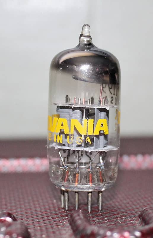 SYLVANIA 7199 GRAY PLATE COPR GRID POST HALO GETTER TEST NOS+ | Reverb