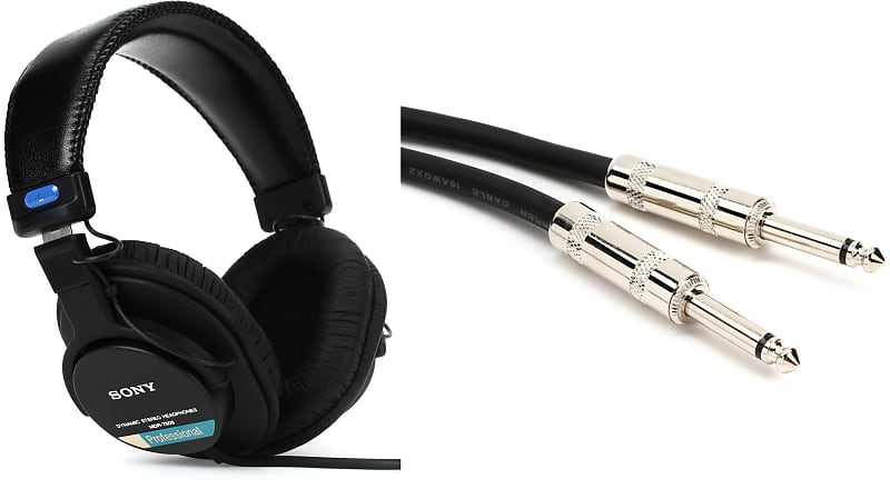 Sony MDR-7506 Closed-Back Professional Headphones Bundle with | Reverb