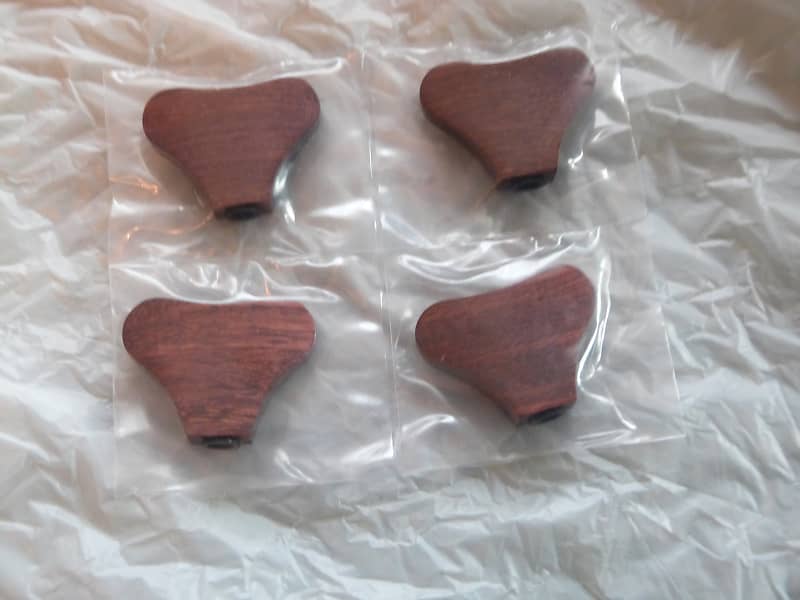 Schaller bass tuner buttons Indian Rosewood rosewood | Reverb