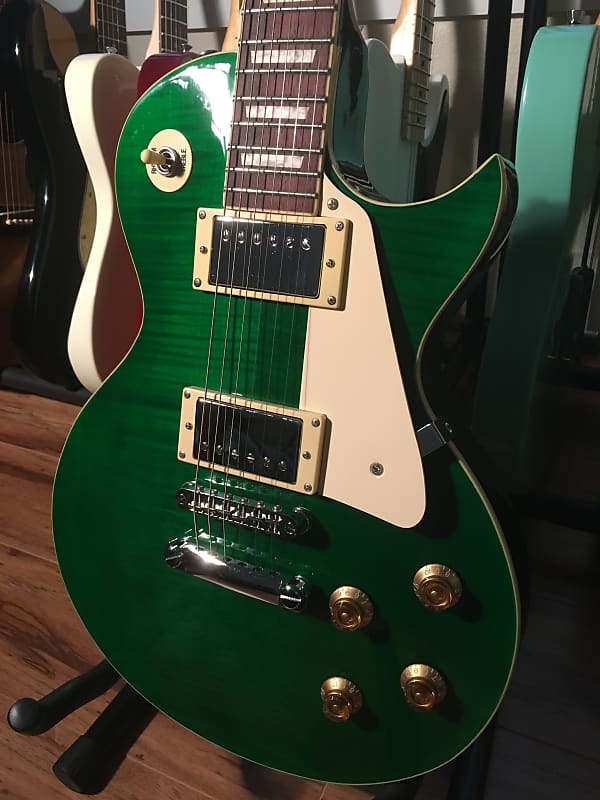 SALE ! LP Style Electric Guitar - Emerald Green | Reverb