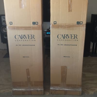 CARVER Loudspeakers AL-III Plus - PAIR + Extra Ribbon Tweeter | Reverb