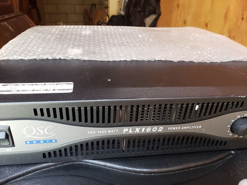 QSC plx 1602 rack amplifier plx 1602 circa 2009 Metal | Reverb