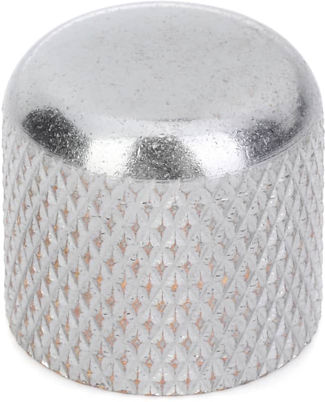 Gotoh VK1-19 Tall Metal Knob - Aged Chrome | Reverb