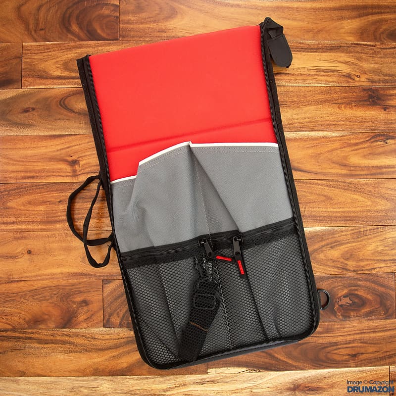 SABIAN RED FLIP STICK BAG, RED AND GREY (PRE-LOVED) | Reverb UK