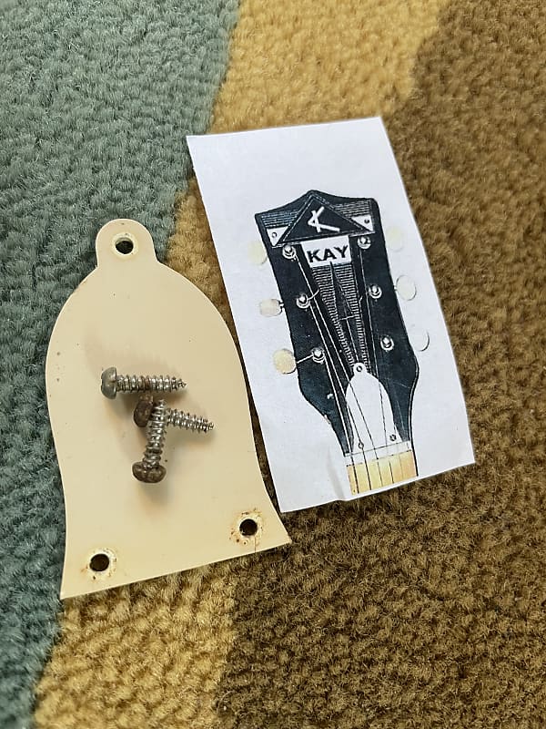 Kay Vanguard original truss rod cover 1960s | Reverb