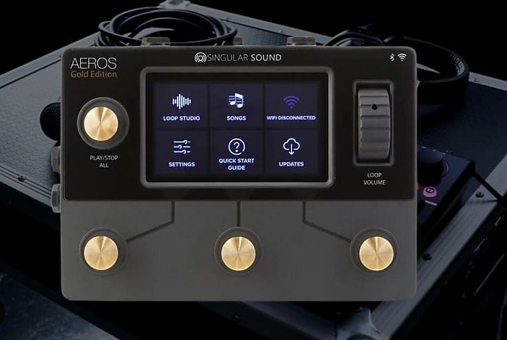 Singular Sound Aeros Loop Studio Gold Edition, 4.3" | Reverb