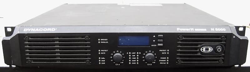 Dynacord PowerH Series H 5000 2 X 2500 Watt Power Amplifier | Reverb