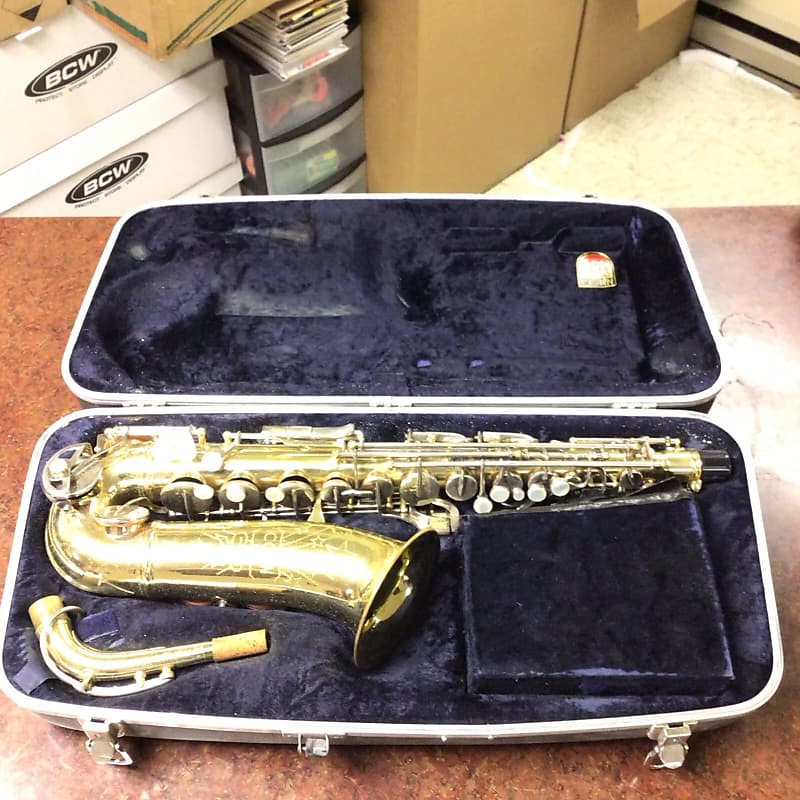 VINTAGE CONN SHOOTING STARS ALTO SAXOPHONE mid 76s - | Reverb