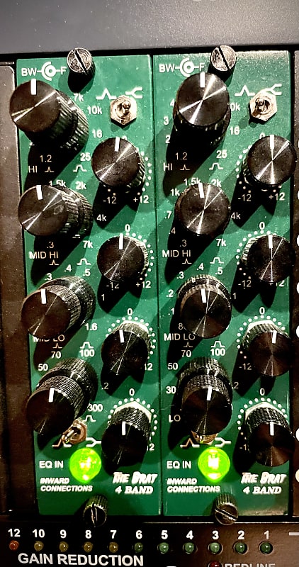 Inward Connections The Brat 4-Band 500 Series EQ Module PAIR | Reverb