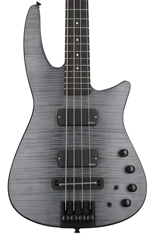 NS Design CR4 Radius Bass Guitar - Charcoal Satin | Reverb