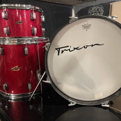 1960's Trixon 'Telstar' outfit in Yellow Sparkle | Reverb