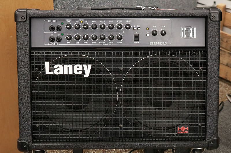 Laney GC60A Twin Speaker Black Electric Guitar Combo Amp 2 | Reverb