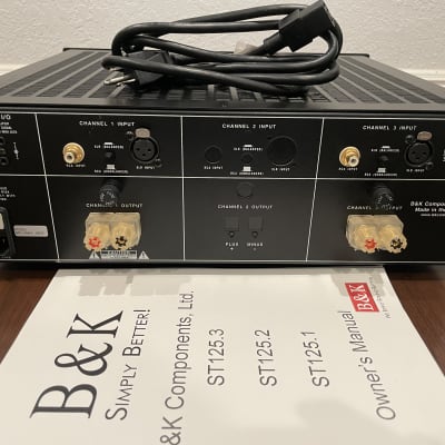 B&K ST125.2 Stereo Power Amplifier with original owners | Reverb