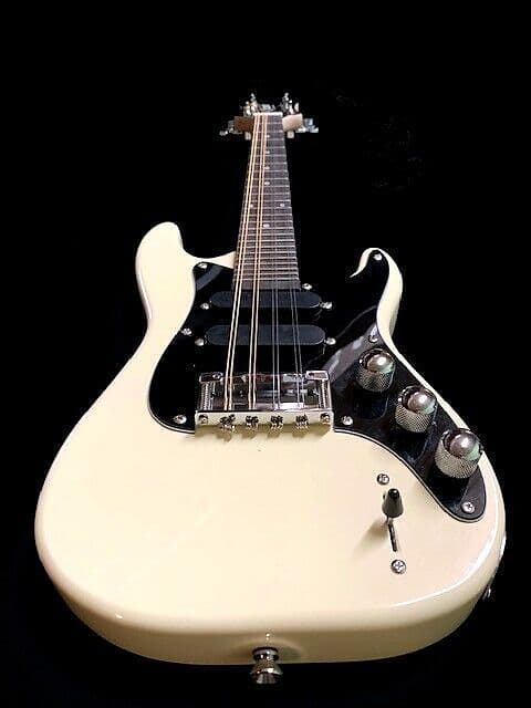 8 STRING SOLID BODY WHITE ELECTRIC MANDOLIN | Reverb