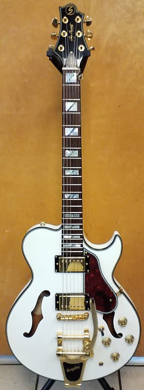 Samick Limited Edition Greg Bennet RL-4LTD Pearl White | Reverb
