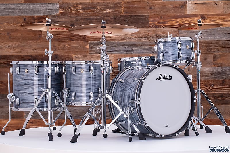 LUDWIG LEGACY CLASSIC MAHOGANY / POPLAR 4 PIECE DRUM KIT, | Reverb