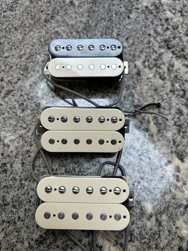 Peter Florence VooDoo 59 Pickup Set (3) - Cream / Zebra | Reverb