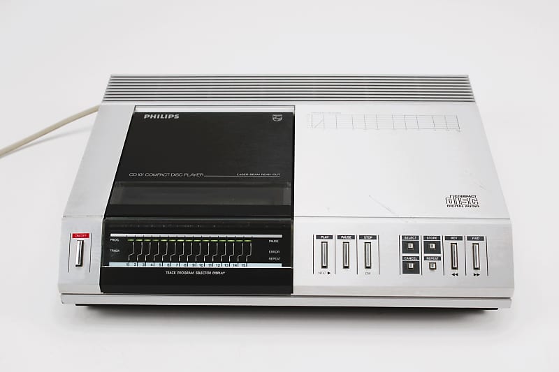 Philips CD - 101 Vintage CD player - Used, anf fully working | Reverb