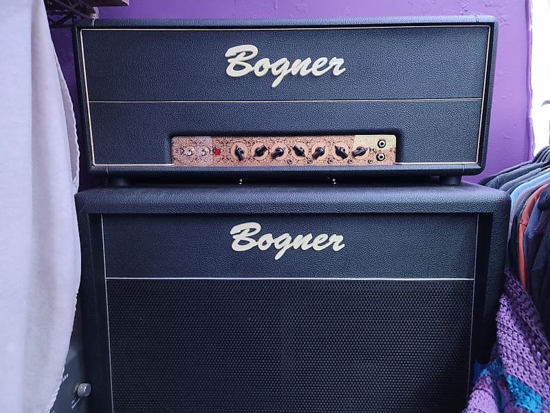 bogner helios 100/30 watt with 2x12 bogner cab | Reverb