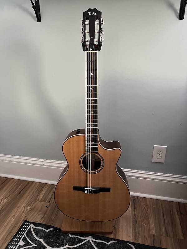 Taylor 814ce-N Nylon String Acoustic Electric Guitar | Reverb