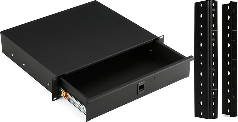 Gator GRW-DRW2 2U Standard Rack Drawer Bundle with Gator | Reverb