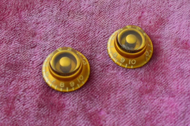 Vintage 1959 Gibson Les Paul Burst Knobs Gold Bonnet 1958 | Reverb