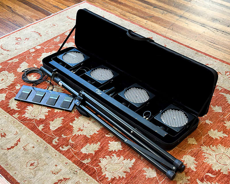 Light Emotion LED Stage Light Rig w/ Foot Controller & Carry | Reverb