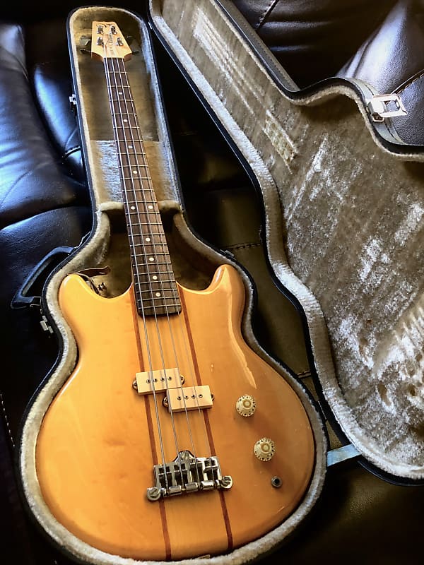 Vantage VS650B 1980 Witch Bass guitar by Matsumoku with case | Reverb