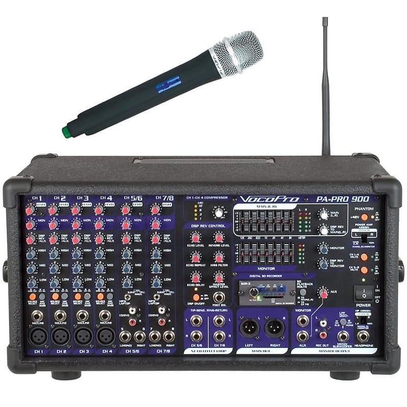 Opened Box - VocoPro PA-PRO 900-1 900W Professional PA Mixer | Reverb