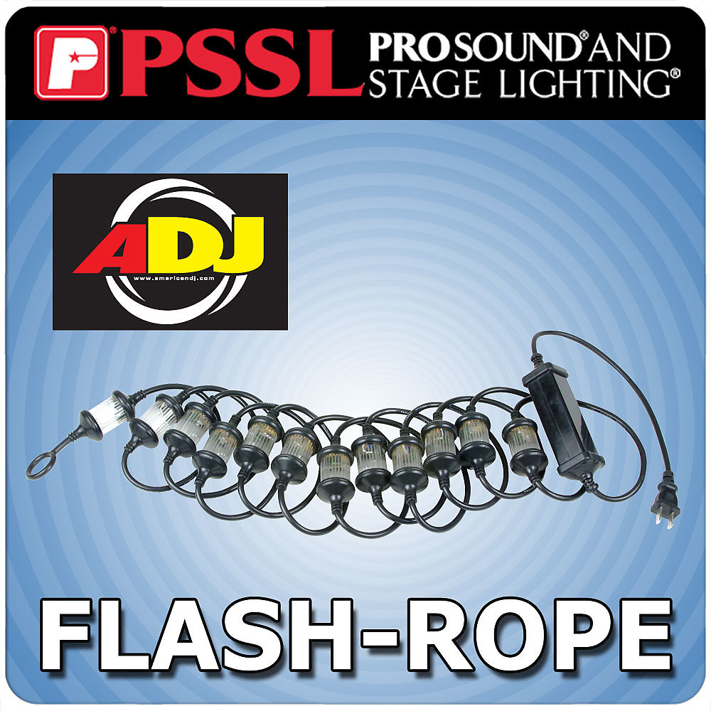 American DJ FLASH-ROPE 15.5' Waterproof Strobe Light Rope | Reverb