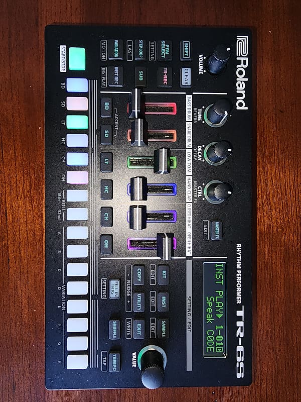 Roland TR-6S w/ Decksaver and Oversynth overlay | Reverb