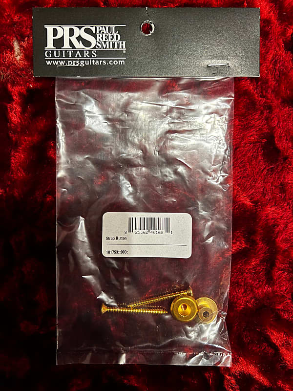 PRS Strap Buttons and Screws (2) Gold | Reverb