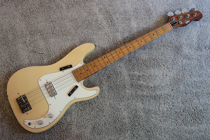 Vintage 1970s Teisco Cobra Tele Style Bass Big MIJ Japan | Reverb