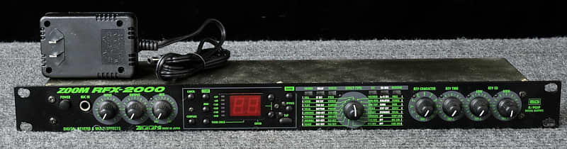 ZOOM RFX-2000 Digital Reverb-Multi Effects Processor | Reverb