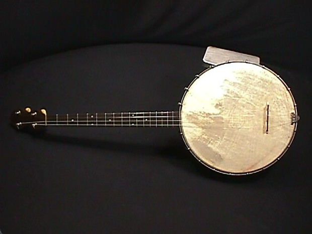 Antique U.S.A. Made Four String Open Back Tenor Banjo in | Reverb