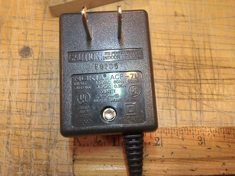 Nokia 120V AC 60Hz Transformer ACP-7U Output 3.7 V DC 2020s | Reverb