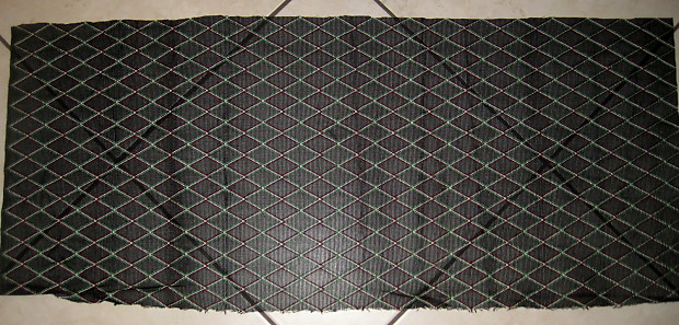 Vox Reissue Grill Cloth Black Diamond 14.5 inches X 36 inches | Reverb