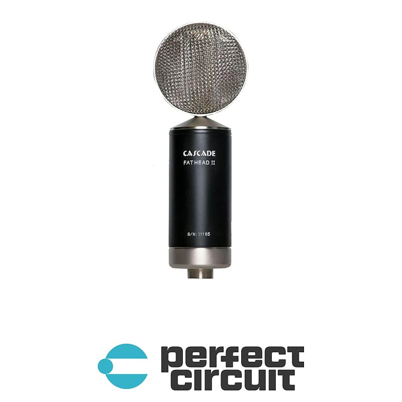Cascade Microphones Fat Head II Ribbon Microphone (Black) | Reverb