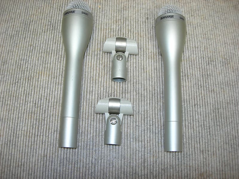 Shure SM 61 Mid 70's metallic silver | Reverb