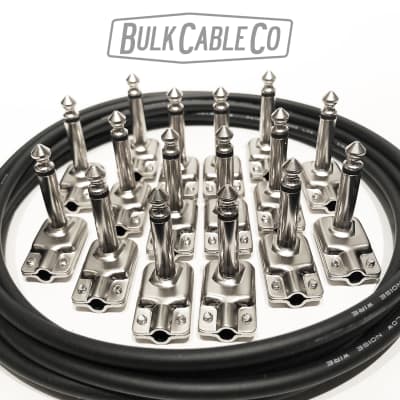 DIY Pedal Board EIGHT Patch Cable Kit - 16 SquarePlug SP500 | Reverb