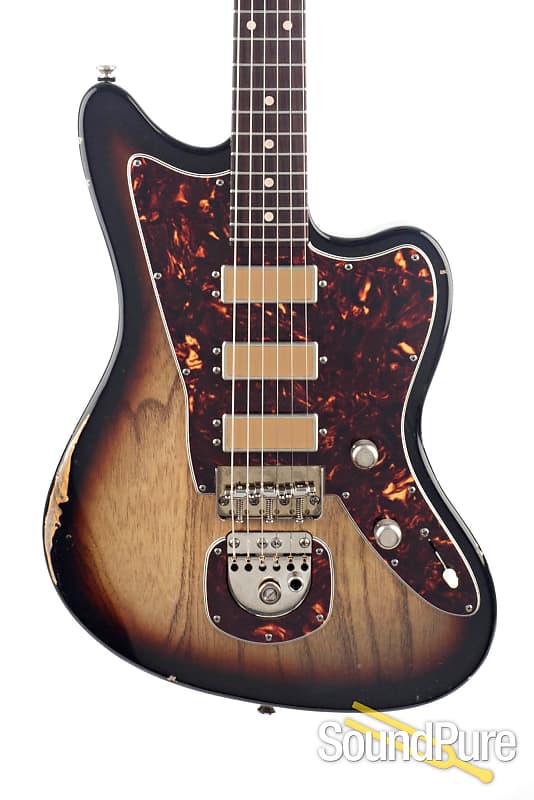 Anderson Raven Classic 3 Color Burst In-Distress Guitar | Reverb