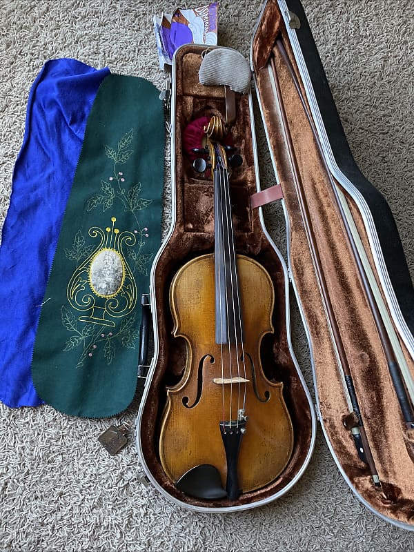 Antique Viola 15”, Hand Made in Germany, Hard Case and Bows, | Reverb