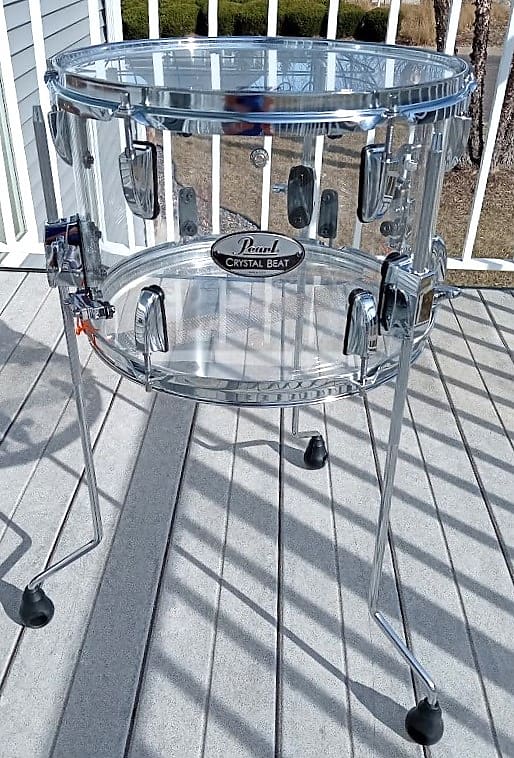 Pearl Crystal Beat 13x9" Floor Snare tom drum SNOM *rare* NEW | Reverb