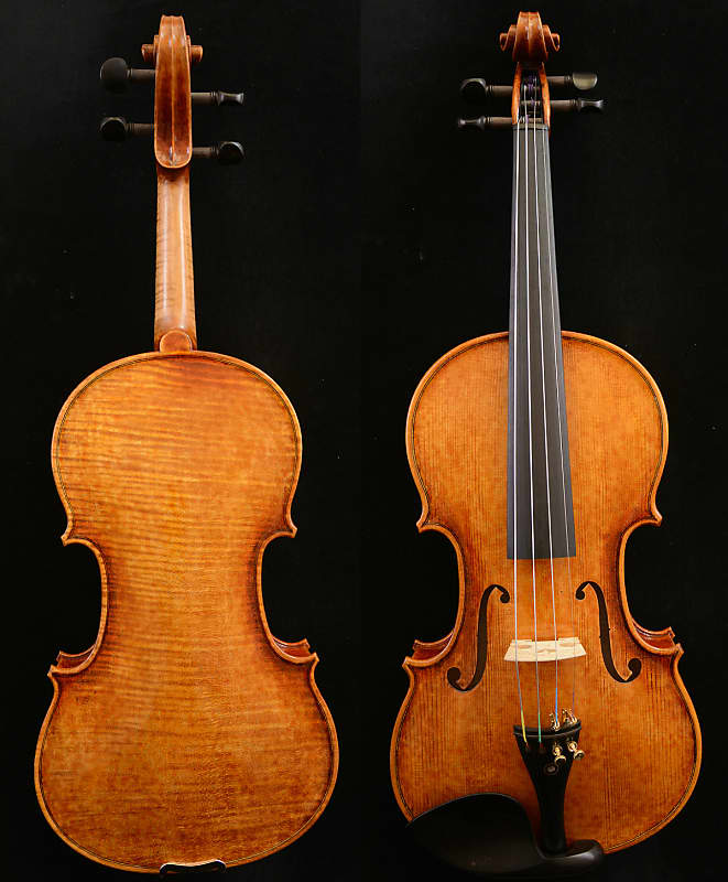 1-PC Back Master Violin Stradivari 1716 Messiah Violin | Reverb