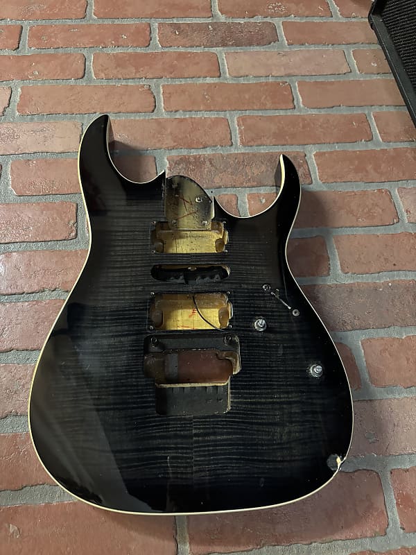Ibanez RG Body Trans Black Flame | Reverb