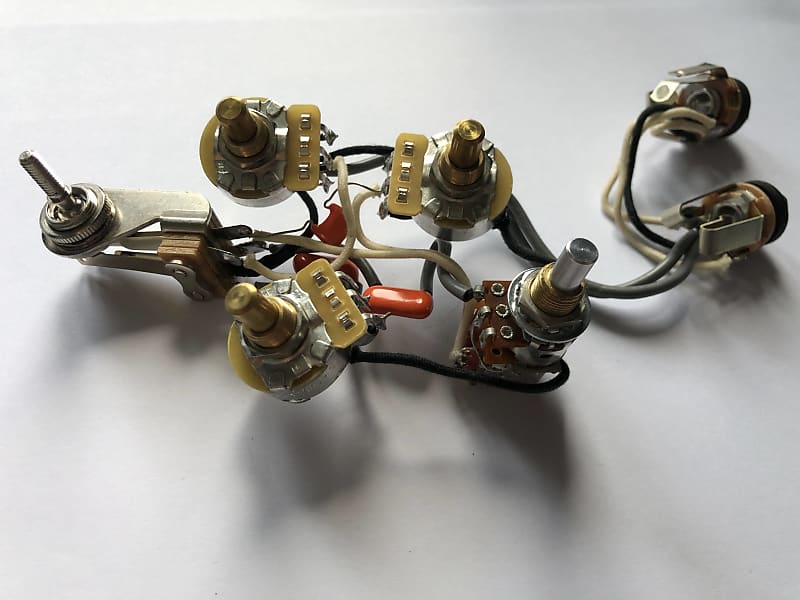 Complete Rickenbacker 4001 / 4003 wiring with push pull | Reverb