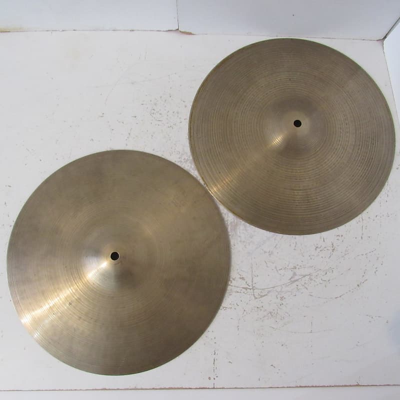 Zilco by AZCO (Zildjian) 14" heavy Hi Hat Cymbals | Reverb UK