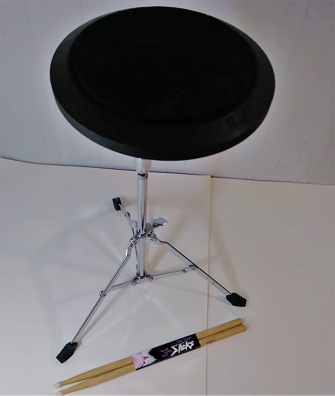 Pearl 10" Practice Pad with Stand and Sticks | Reverb