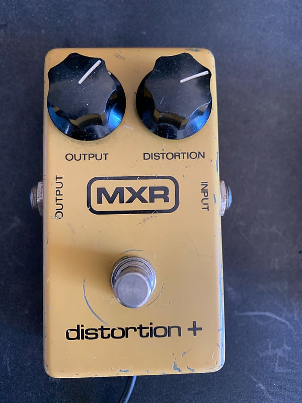 MXR Block Logo Distortion plus 1970's - yellow | Reverb