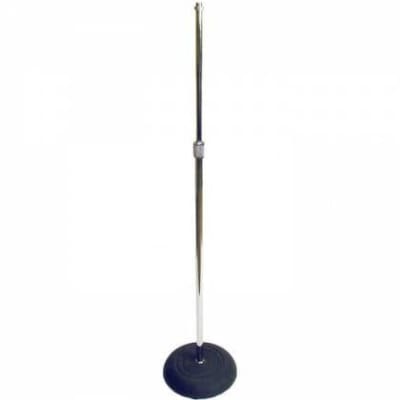 Profile Round Base Microphone Stand - Chrome | Reverb Canada